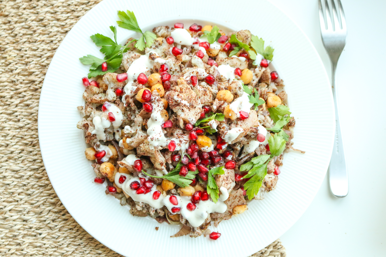 Vegan Cauliflower Musakhan Inspired by Tradition - One Arab Vegan